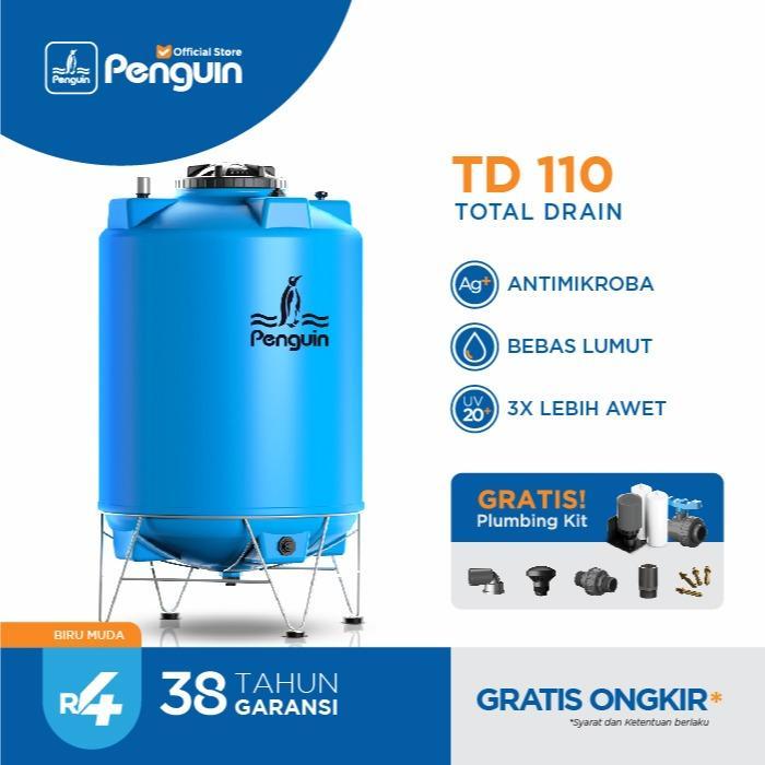 PROMO Penguin TD-110 1000 Liter Toren Tandon Tangki Air Total Drain ...