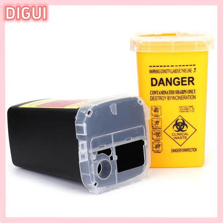 DIGUI 1L Plastic Tattoo Container Waste Box Disposable Needle Tips ...