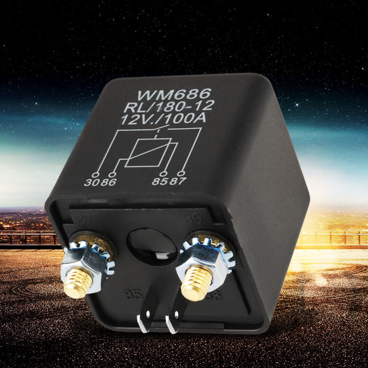 Car Starter Relay for Control Battery ON/OFF Normal Open Heavy Duty ...