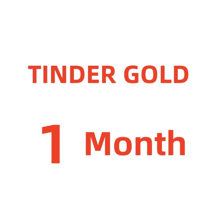 Tinder : Gold 1 month subscription | Lazada.co.th