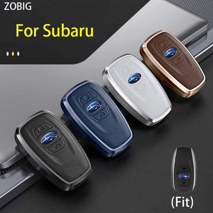 ZOBIG for Subaru Key fob Cover Aluminium alloy Car Key Case Keychain ...