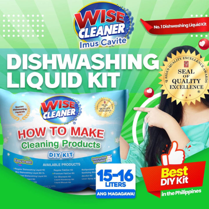 【cos】 WISE CLEANER DIY REGULAR DISHWASHING LIQUID KIT | Lazada PH