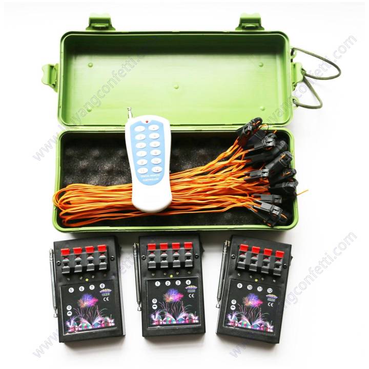 Owen1 12 CUE Lighting Remote Control Receiver CE Wedding Machine ...