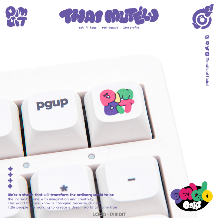 THAI MUTELU Keycap set by LOGA X PimDit | Lazada.co.th