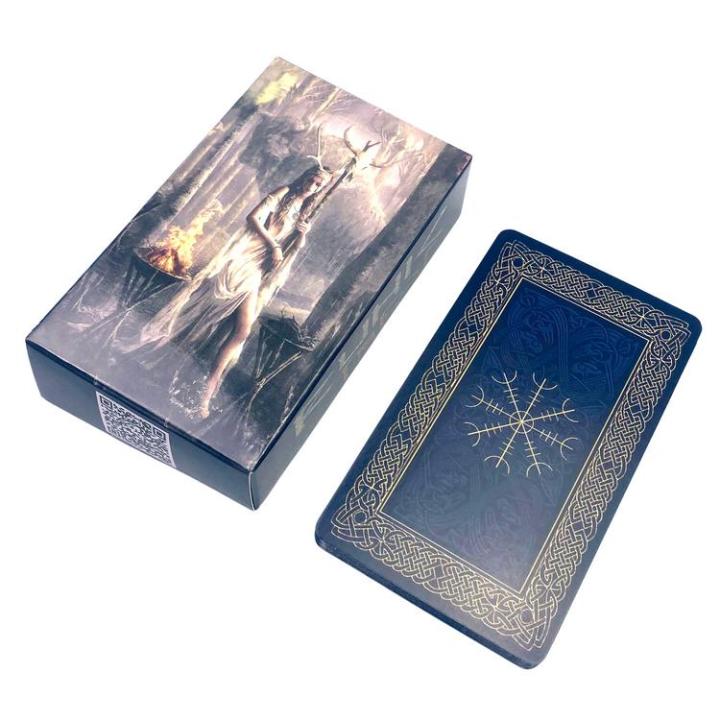 Runic Tarot Cards Fate Divination Tarot Deck Family Playing Board Game ...