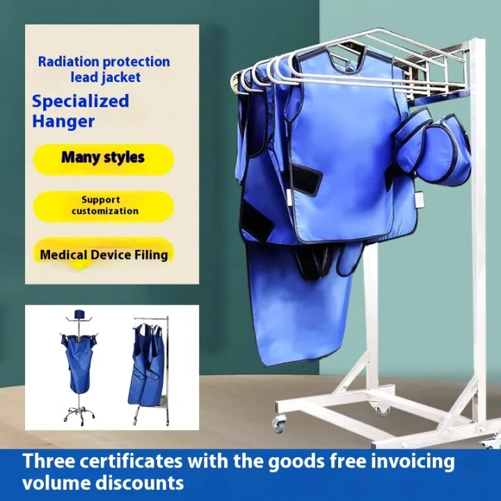 Medical Lead Apron Rack – Mobile Stainless Steel Hanger for X-Ray ...