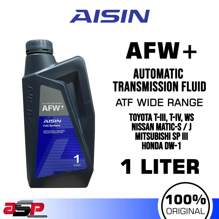 AISIN AFW+ ATF Automatic Transmission Fluid Wide Range Fully Synthetic ...