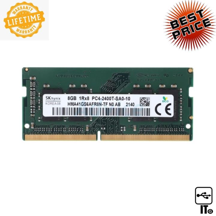 RAM DDR4(2400, NB) 8GB HYNIX 8 CHIP แรม ประกัน LT. NOTEBOOK DDR4(2133 ...