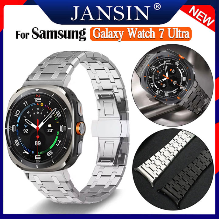 Dây đeo bằng thép không gỉ cho Samsung Galaxy Watch 8 Classic 46mm 40mm ...