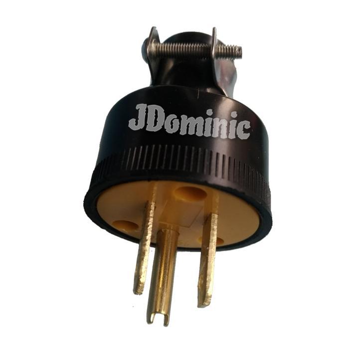 Steker plug america style japan kaki 3 genset type B colokan listrik ...