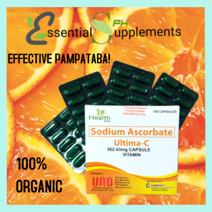 ULTIMA C pampataba na vitamins 30capsule ORIGINAL sodium ascorbate ...
