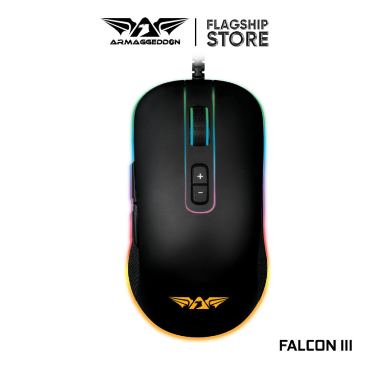 Armaggeddon Falcon III RGB Wired Gaming Mouse | 6 Buttons | 10000 CPI ...