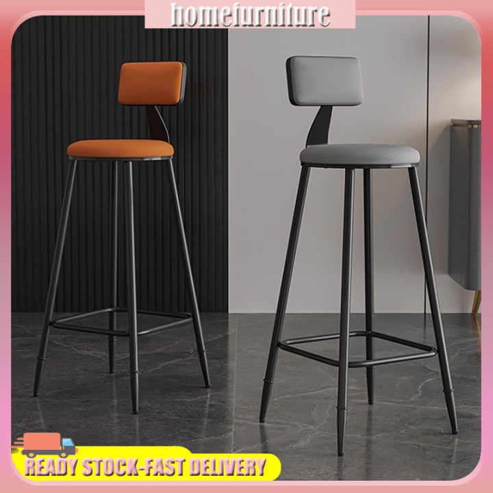 Nordic Bar Chairs Iron Bar Stools Luxury Restaurant Stools Milk Tea ...