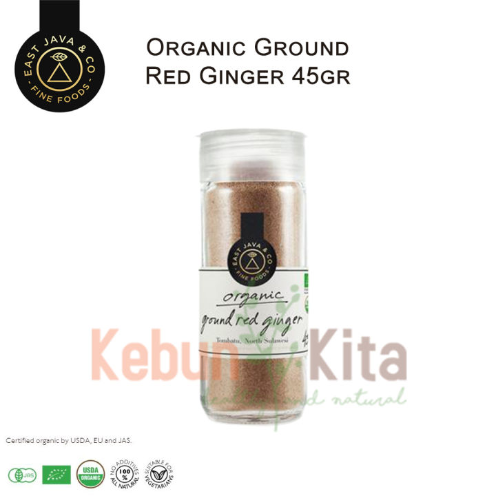 East Java & Co Organic Ground Red Ginger 45gr [Jahe Merah Bubuk] | Lazada Indonesia