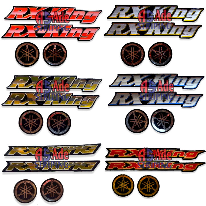 Stiker Timbul / Emblem Rx King 1 Set Kiri Kanan | Lazada Indonesia