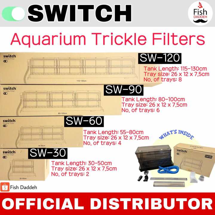 Switch Aquarium Trickle Filter SW-30 SW-60 SW-90 SW-120 | Lazada PH