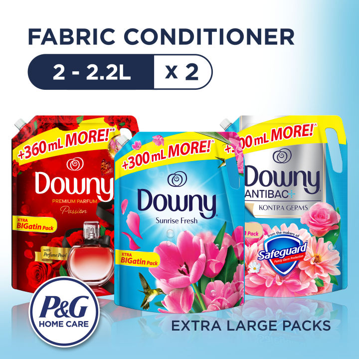 [Bundle of 2] Downy Perfume Fabric Conditioner Sunrise Fresh Kontra ...