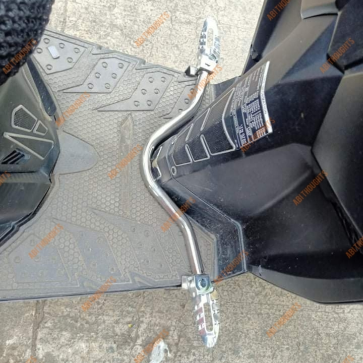 Slider Footrest (Sliding) Stainless Honda Click Version 1 2 3 V1 V2 V3 ...