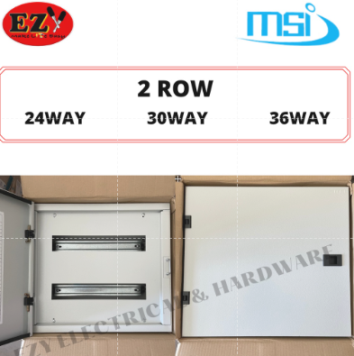 MSI METAL CLAD DB BOX 2ROW Enclosure MCB 2 ROW 24 30 36 WAY [24W/30W ...