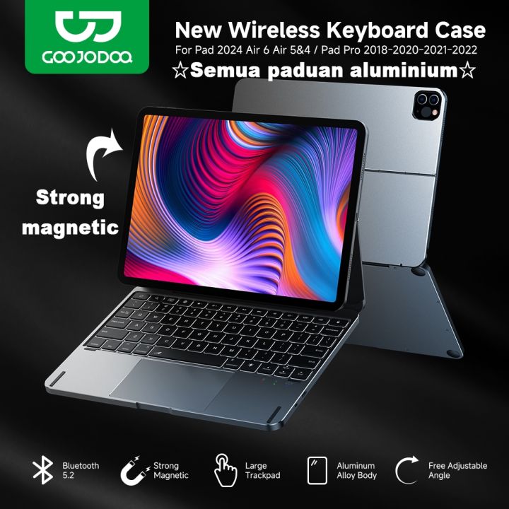 GOOJODOQ Magic Keyboard Case Aluminum alloy Case for iPad Pro 11 12.9 ...