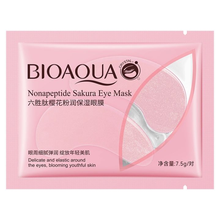 BIOAQUA Eye Patches Nonapeptide Sakura Eye Mask Moisturizing Anti ...