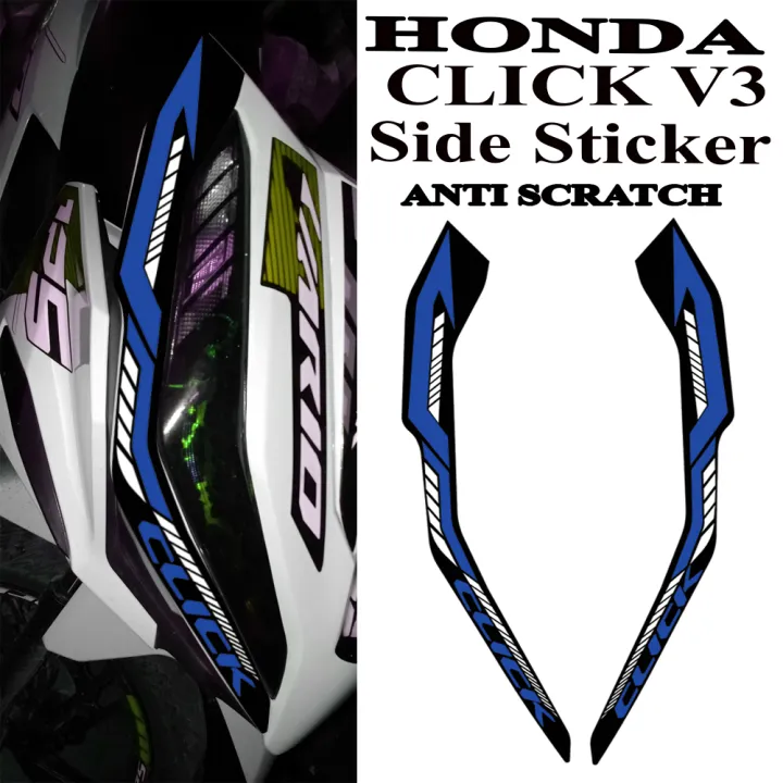 HONDA CLICK V3 SIDE DECALS STICKER/CLICK V3 STICKER/CLICK V3 ACESSORIES ...