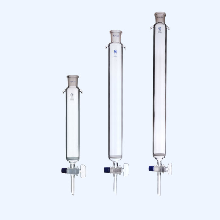 1pcs Caliber 24# Chromatography Column with Glass Piston Sand Core ...