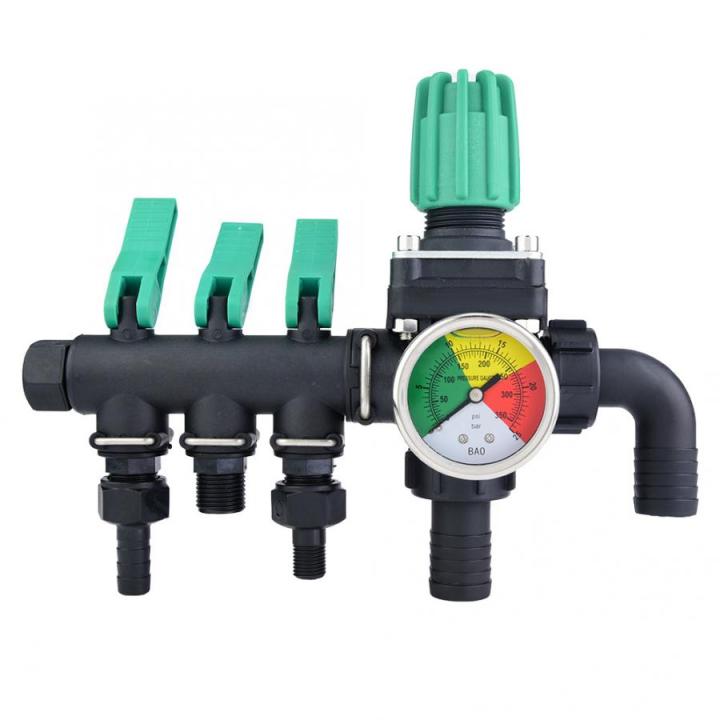 Agricultural Sprayer Control Shut Off Valve 3 Way Water Splitter Pipe ...