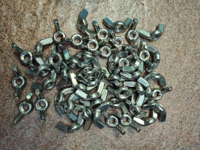 MUR KUPU M8 Wing Nut STAINLESS (harga per biji) mur kuping mur sayap ...