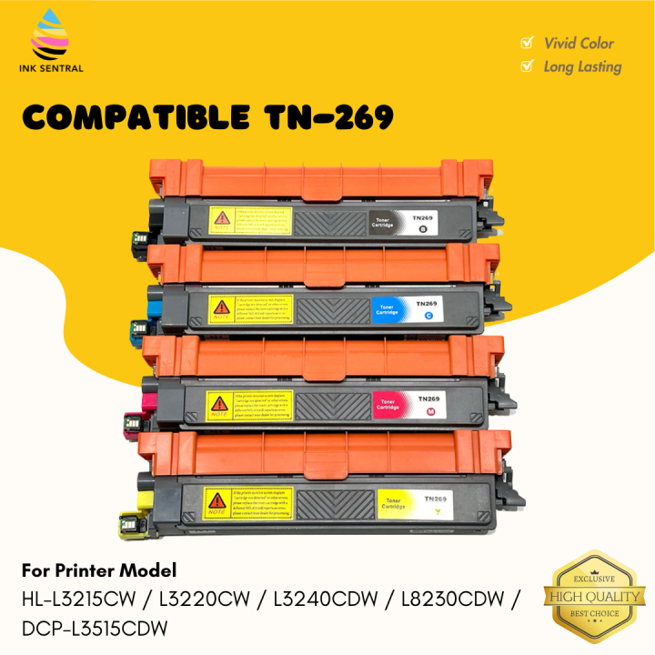 Compatible Brother TN269 Toner Cartridge For HL-L3215CW L3220CW ...