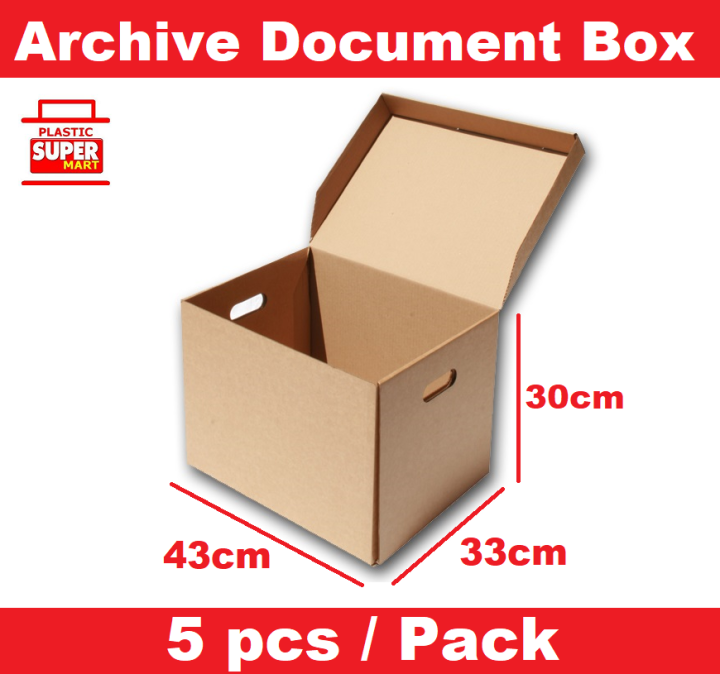 【Storage Document Box】5pcs Arch File Box Filing Financial Lever Paper ...