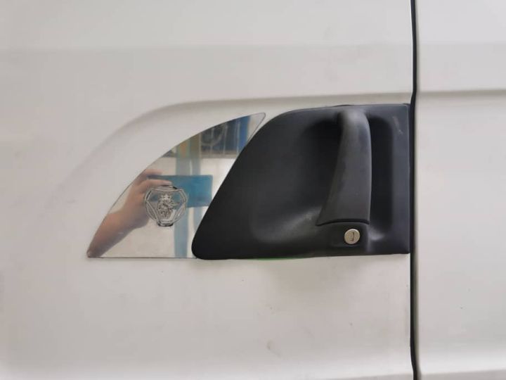 Scania Door Outer Handle Decorate Chrome Lambang Scania Pintu (SET OF 2 ...