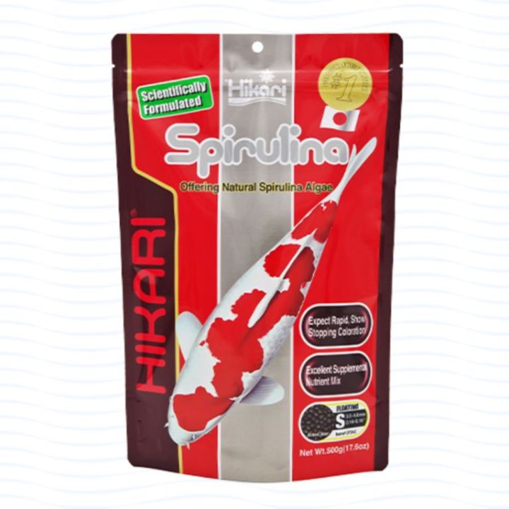 HIKARI SPIRULINA S PELLET 500g FLOATING KOI FISH FOOD (HK7242) | Lazada ...