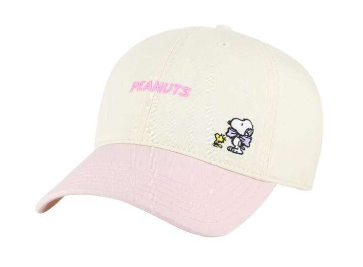 MINISO Snoopy Colorful Life Collection Dual-Color Baseball Cap (Pink ...