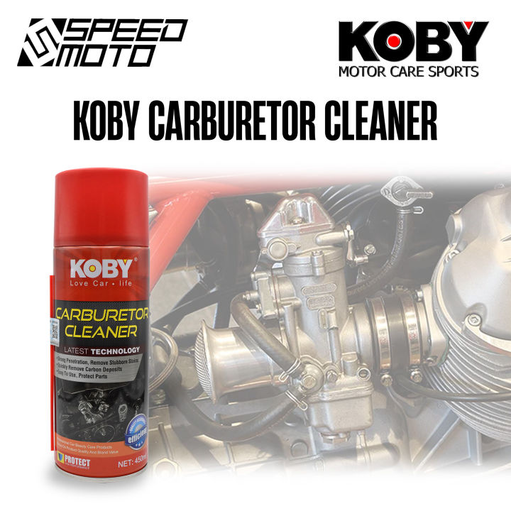 KOBY CARBURETOR CLEANER 450ML FOR MOTORCYCLE AND CAR | Lazada PH