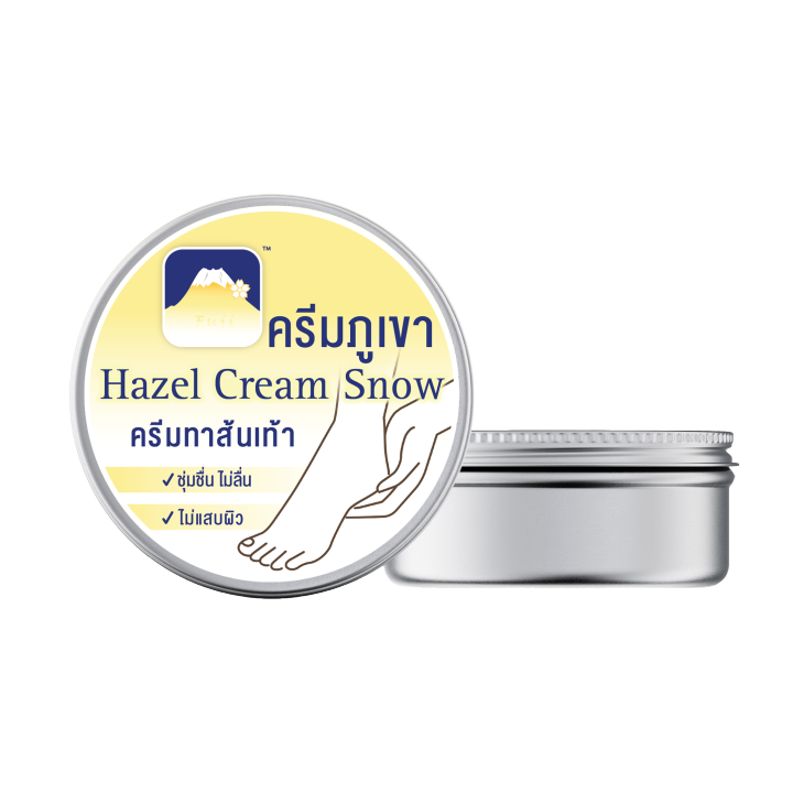 ฟูจิ เฮเซล สโนว์ ฮีล ครีม 125 ก. FUJI HAZEL SNOW HEEL CREAM 125 G ...