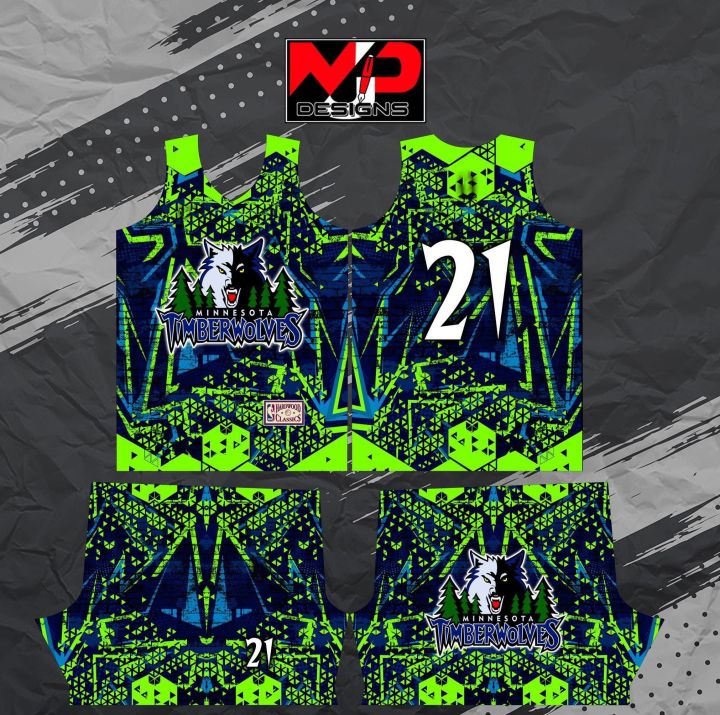 WOLVES 13 FREE CUSTOMIZE OF NAME AND NUMBER ONLY full sublimation high ...