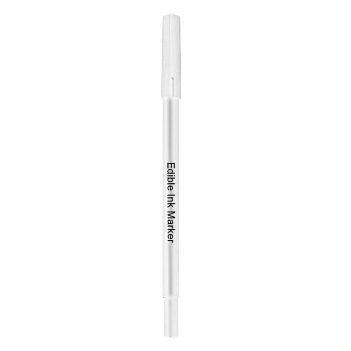 White Edible Markers for Cookies Edible Pen, Food Grade Food Coloring ...