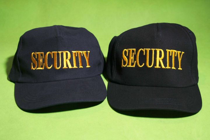 Security Guard Ball Cap Embroidery Dark Blue/Black | Lazada PH