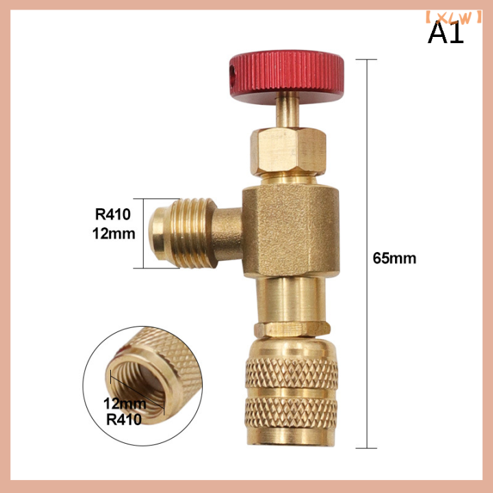 Liquid Safety Valve R410A R22 Air Conditioning Refrigerant 1/4 "Safety ...