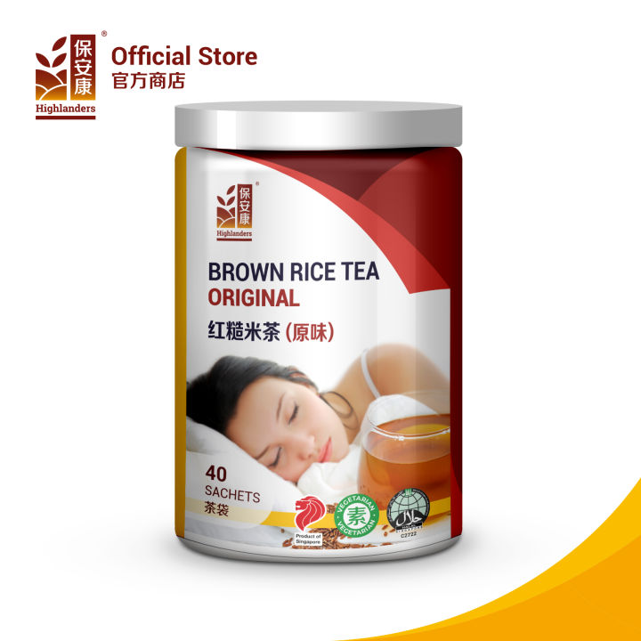 Highlanders Brown Rice Tea 40s - Original (Beat Stress with The Tea ...