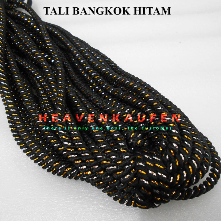 Tali Bangkok Diameter 6 mm Warna Hitam Harga Per 5 Meter Untuk Tali ...