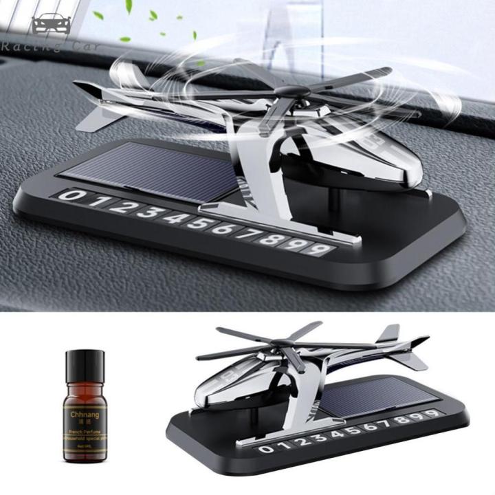 Takimeo Car Air Freshener Interior Solar Fragrance Helicopter Ornaments ...