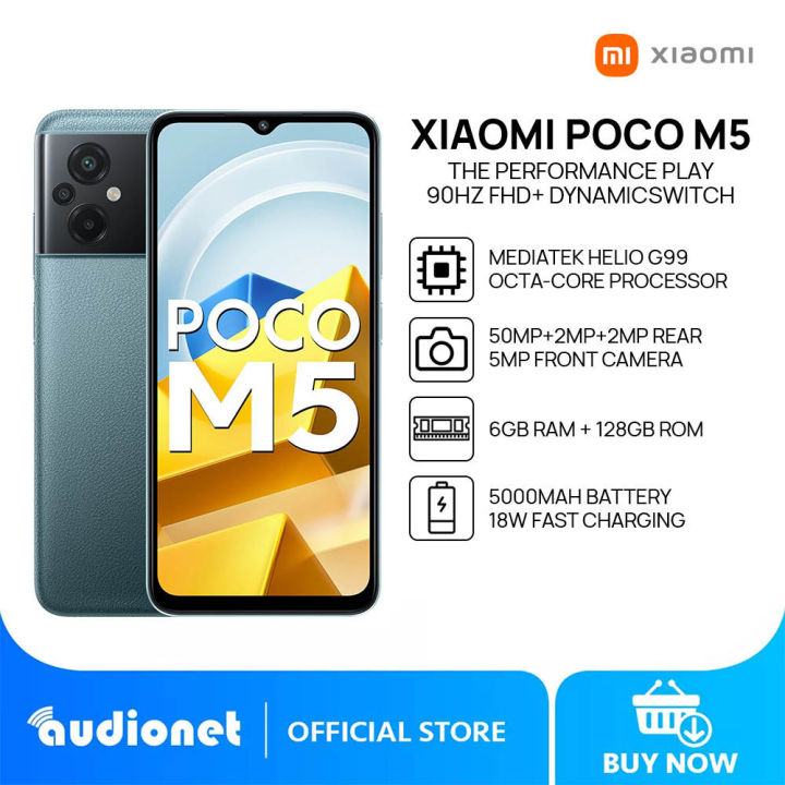 Xiaomi POCO M5 Smartphone | 6GB RAM+128GB ROM | MediaTek Helio G99 ...