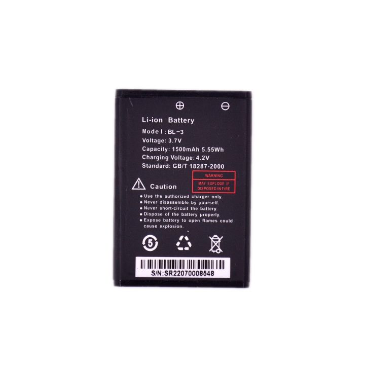 BAOFENG BL-3 Walkie Talkie Li-ion Battery DC3.7V 1500mAh for UV3R Ham Two Way Radio Power Supply ...