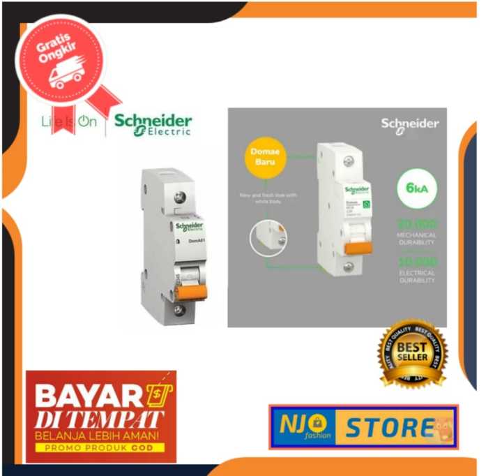 Schneider Miniature Circuit Breaker MCB Schneider Original 16A | Lazada ...