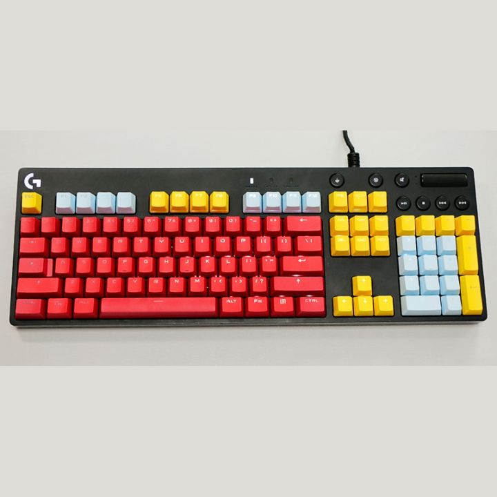 AGREG 1 Full Set PBT Backlit Keycaps For Logitech Keyboard G610 G PRO X ...
