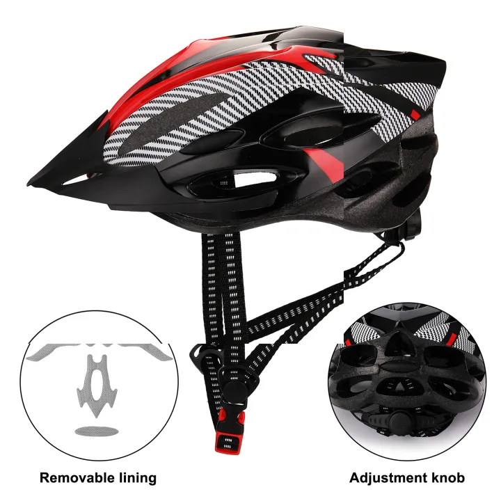 Adjustable Size Mountain Cycle Helmet Bicycle Helmet Ultralight ...