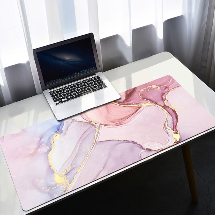 Large Marble Mouse Pad Gamer Rug Computer Mat Full Table Xxl Mousepad ...