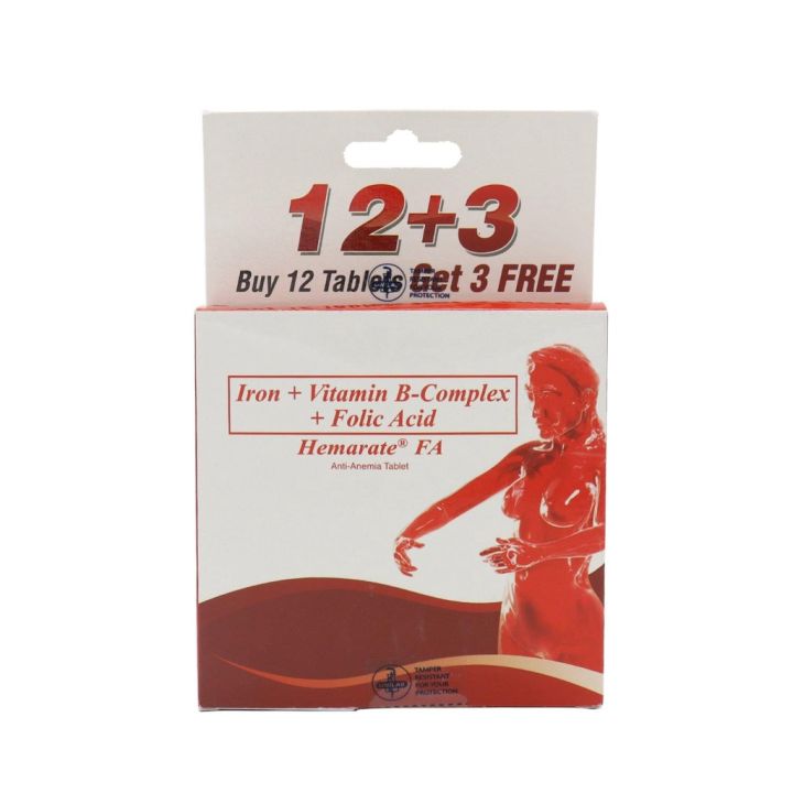 Hemarate FA 12 + 3 Tablet | Lazada PH